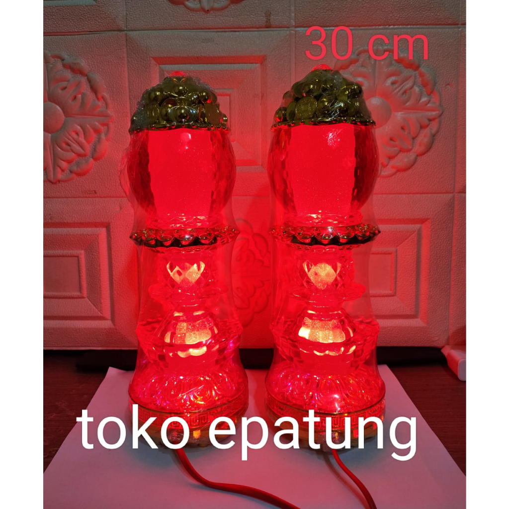 Jual Lampu sembahyang altar yuan Pau / yen pau - LED - 30 cm (h ...
