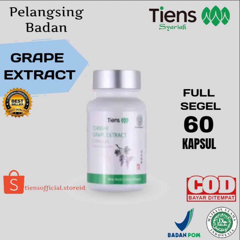 Jual Tianshi Grape Extract Tiens Original Nutrisi Untuk Vertigo ...