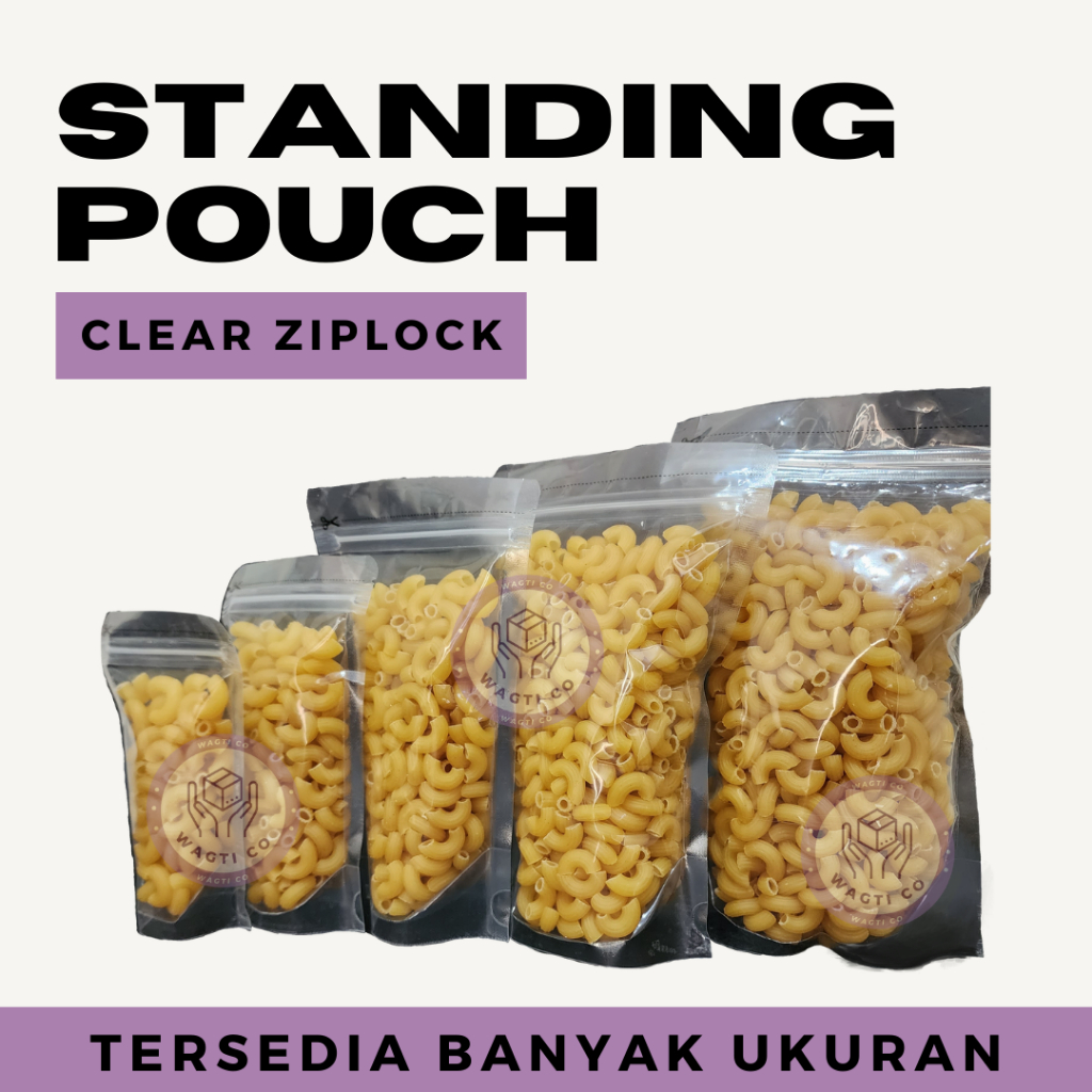 Jual Standing Pouch BENING / Standing Pouch TRANSPARAN / Plastik ...