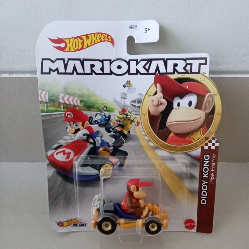 Jual diddy kong hotwheels mariokart pipe frame | Shopee Indonesia