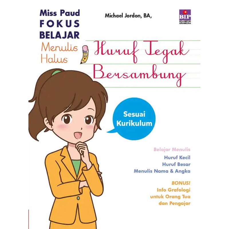 Jual Buku Anak Miss Paud Fokus Belajar Menulis Halus Huruf Tegak ...