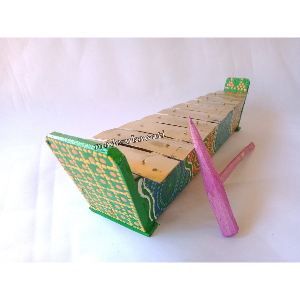 Jual Paket Gamelan mini 30cm Gong cengceng Kendang khas Bali alat musik ...