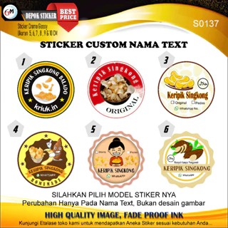 Jual stiker keripik singkong Harga Terbaik & Termurah Juni 2025 ...