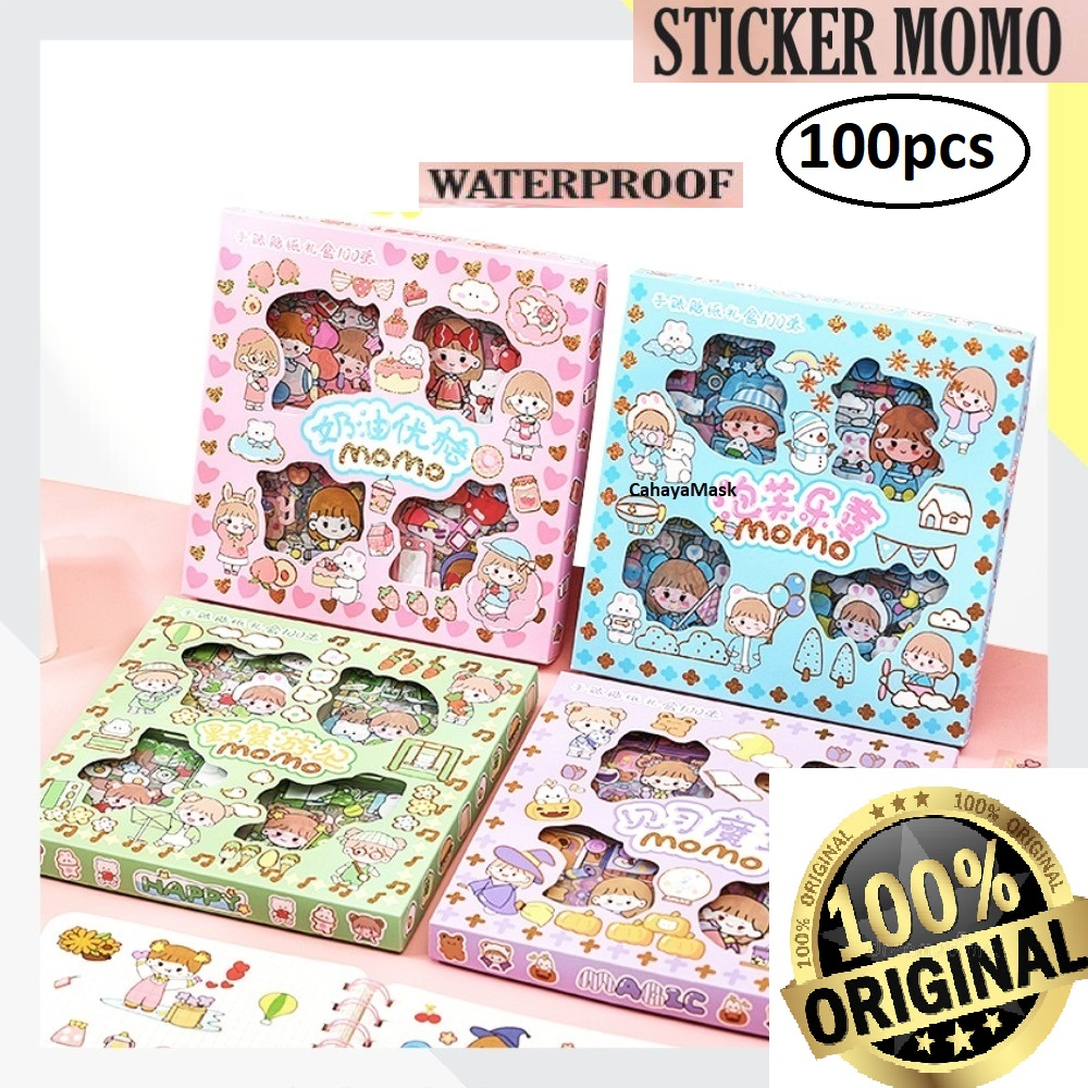 Jual Stiker Viral Momo/Sticker Momo 100pcs/Box | Shopee Indonesia