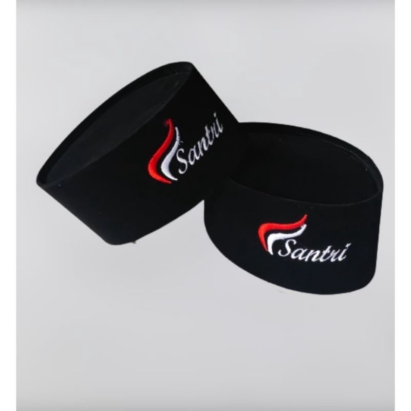 Jual SONGKOK LOGO SANTRI Peci Kopyah Hitam Songkok Nasional Berkwalitas ...