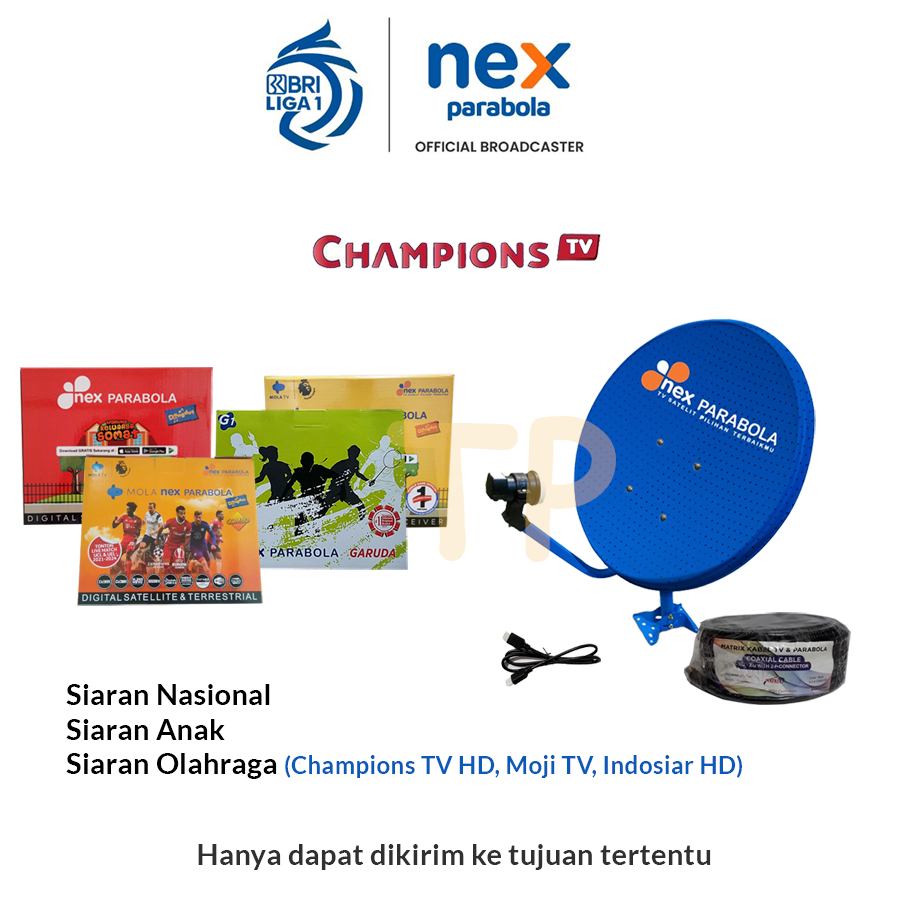 Jual 1 Set Receiver Nex Parabola + ODU 75cm | Shopee Indonesia