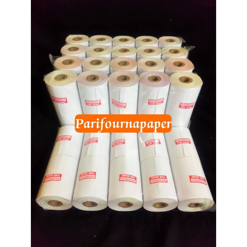 Jual Kertas Struk NCR 3Play Ukuran 75mmx60mm | Shopee Indonesia