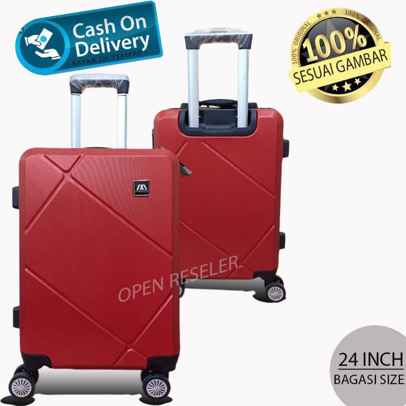 Jual Koper Bahan Fiber - Koper Murah 20/24 Koper Cabin | Shopee Indonesia