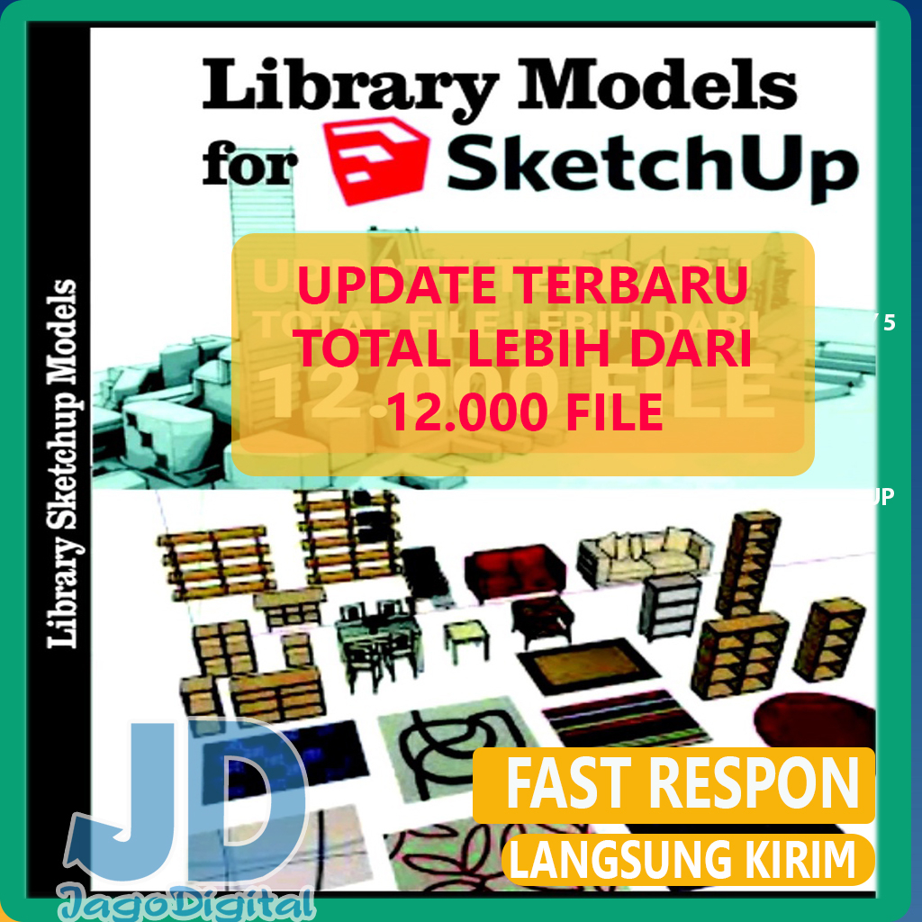 Jual FILE LIBRARY SKETCHUP (TERMURAH DAN TERLENGKAP) | Shopee Indonesia