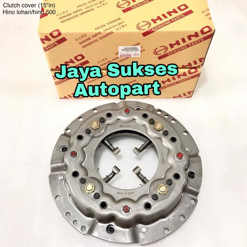 Jual Clutch cover Dekrup Matahari Hino Lohan 15inch 3210-E0590 Original ...