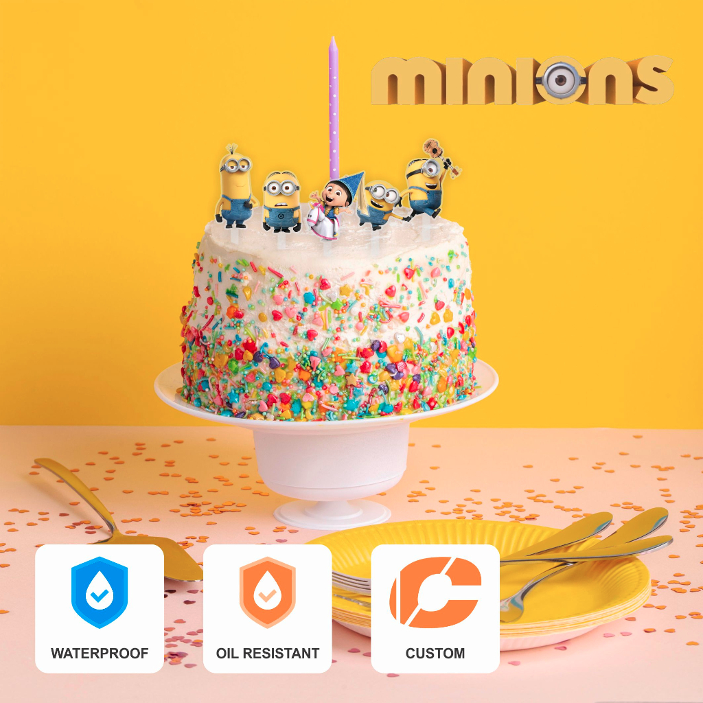 Jual CAKE TOPPER | TOPPER KUE | TOPPER ULANG TAHUN | MINIONS | Shopee ...