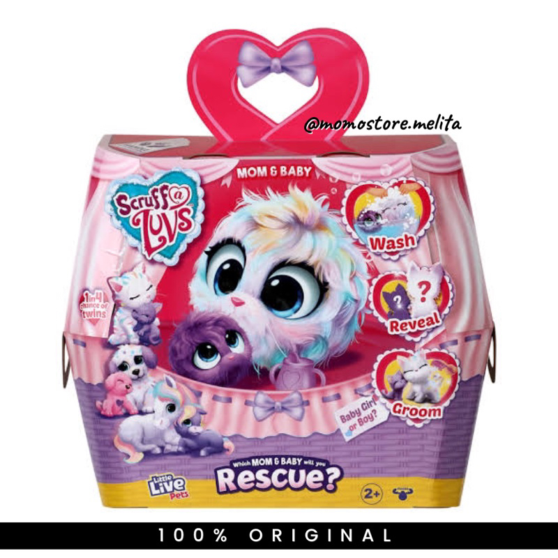 Jual Scruff A Luvs - Mom & Baby Mainan Boneka Surprise ORIGINAL ...