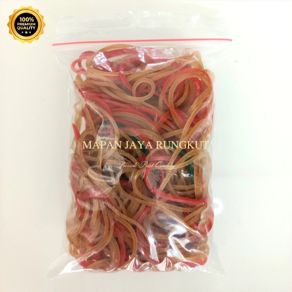 Jual Karet Gelang Pentil / Karet Gelang / Rubber Band Isi 100gr ...