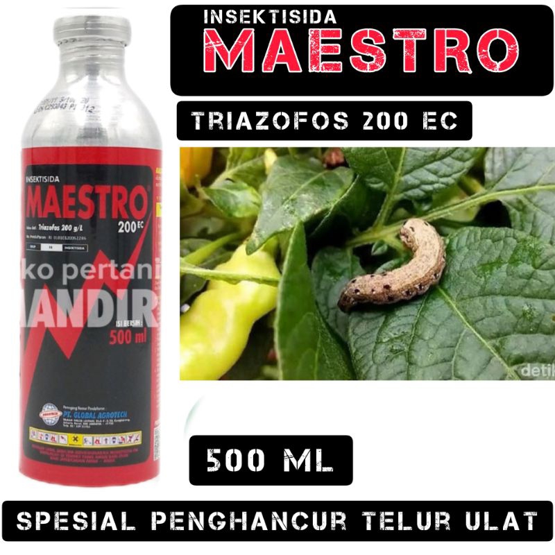 Jual Insektisida MAESTRO-triazofos 200 ec-500 ml | Shopee Indonesia