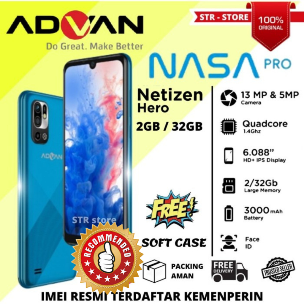 Jual ADVAN NASA PRO 2/32 GB ANDROID MURAH 2GB ADVAN NASA 2/32 GB ...