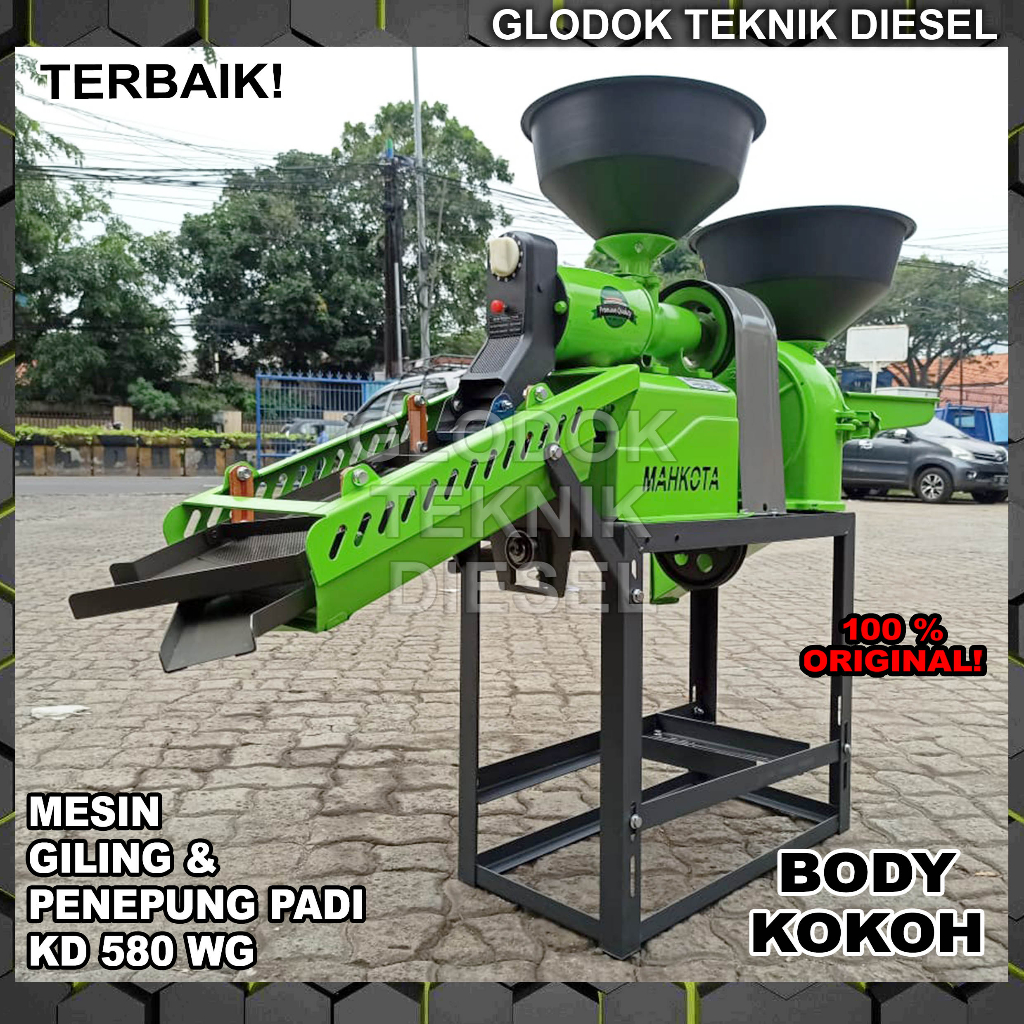 Jual MESIN GILING PADI DAN PENEPUNG KD 580 WG MAHKOTA TANPA PENGGERAK TERBAIK | Shopee Indonesia