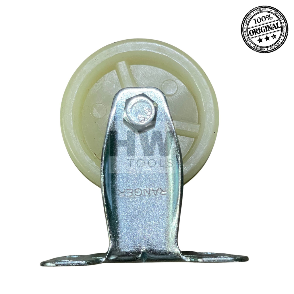 Jual Roda Caster Troli Nylon Rigid Mati 2 Inch Roda 2" Nilon Trolley ...