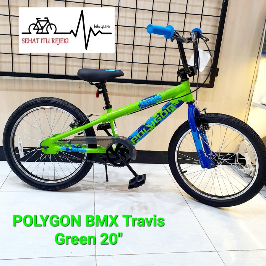 Jual SEPEDA BMX POLYGON TRAVIS GREEN 20" | Shopee Indonesia