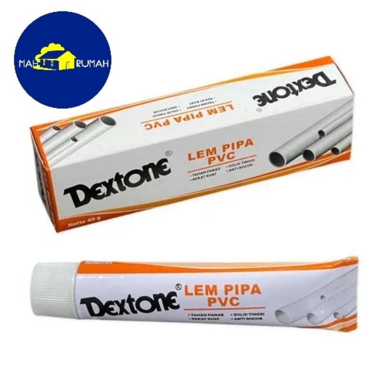 Jual Lem Pipa PVC Lem Fitting Paralon TUBE 100% Original - DEXTONE 40gr ...
