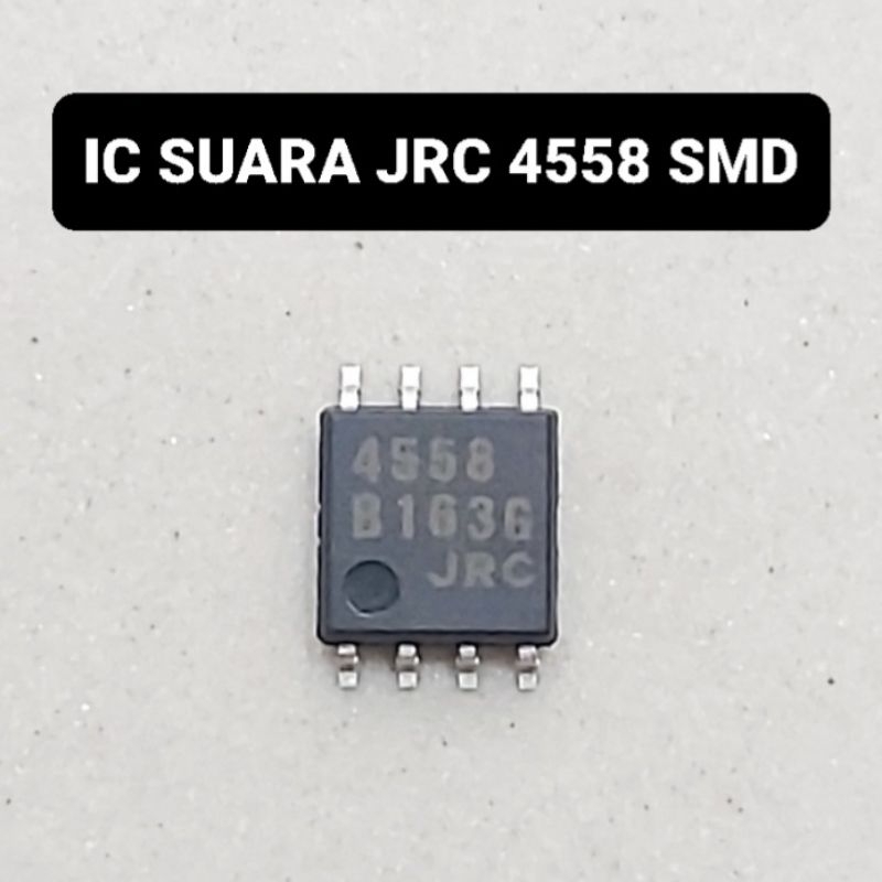 Jual IC Suara JRC 4558 D SMD Transistor Audio JRC4558D LABA LABA | Shopee Indonesia