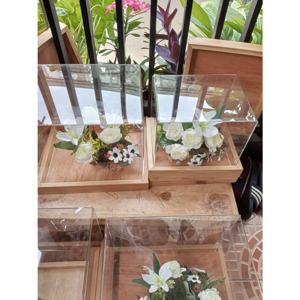 Jual BOX KOTAK HANTARAN SESERAHAN PERNIKAHAN 3 TUTUP MIKA HIAS SIKU SET ...