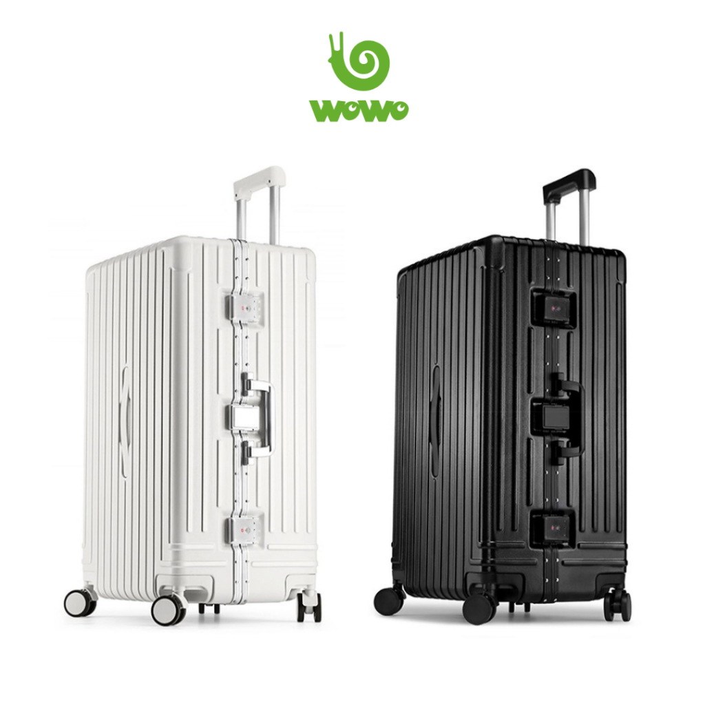Jual WOWO Koper Bagasi Semi Aluminium Jumbo B037 | Shopee Indonesia