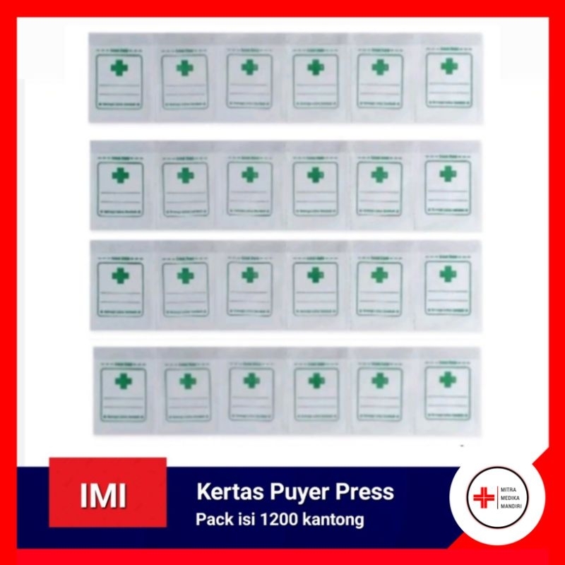 Jual Kertas Puyer/Kertas Puyer Press/Pembungkus Obat Puyer pack ...