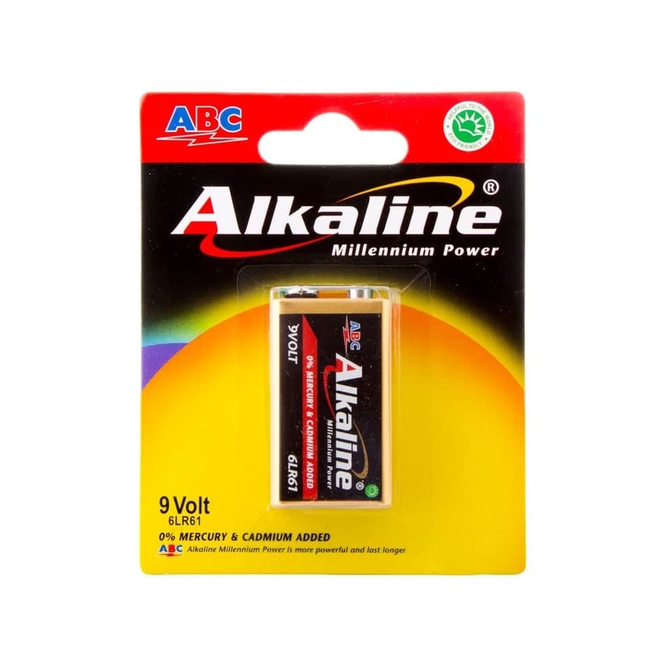 Jual ABC Battery Alkaline 9 Volt (6LR61) bp1 ( IRRA STORE ) | Shopee ...