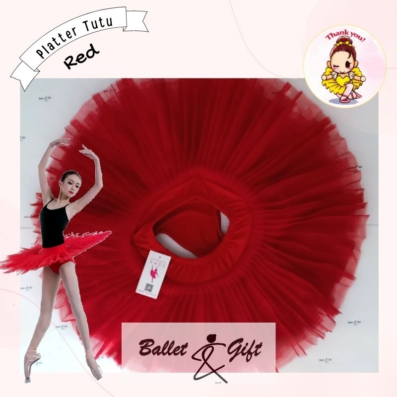 Jual practice Tutu ballet Platter Tutu for Kids to Teens Ballerina size ...
