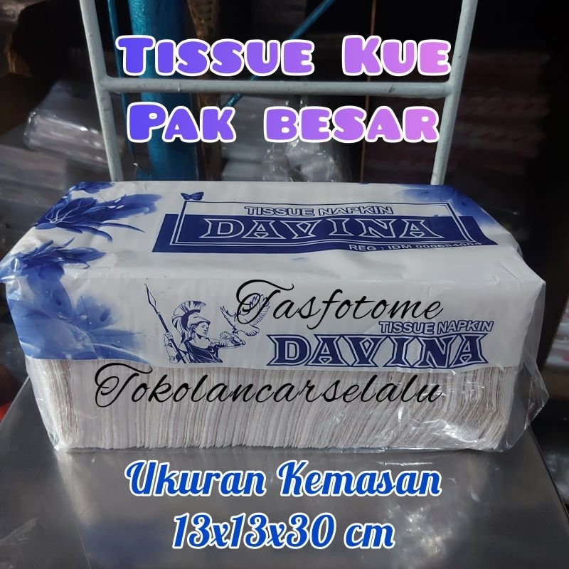 Jual Tissue Kue Napkin Tisu Tisue Snack Pak Besar Family Pack Tissue ...