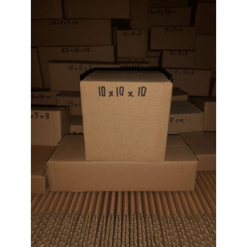 Jual kardus 10x10x10 cm polos tebal | Shopee Indonesia