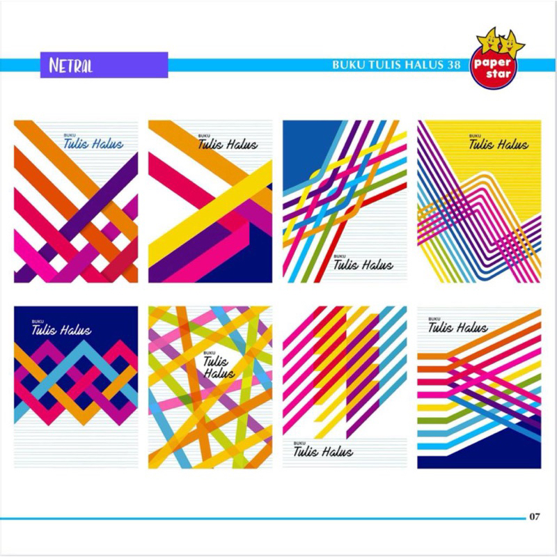Jual [PER PAK ISI 10BUKU] BUKU TULIS HALUS 38 LEMBAR PAPER STAR | GARIS ...
