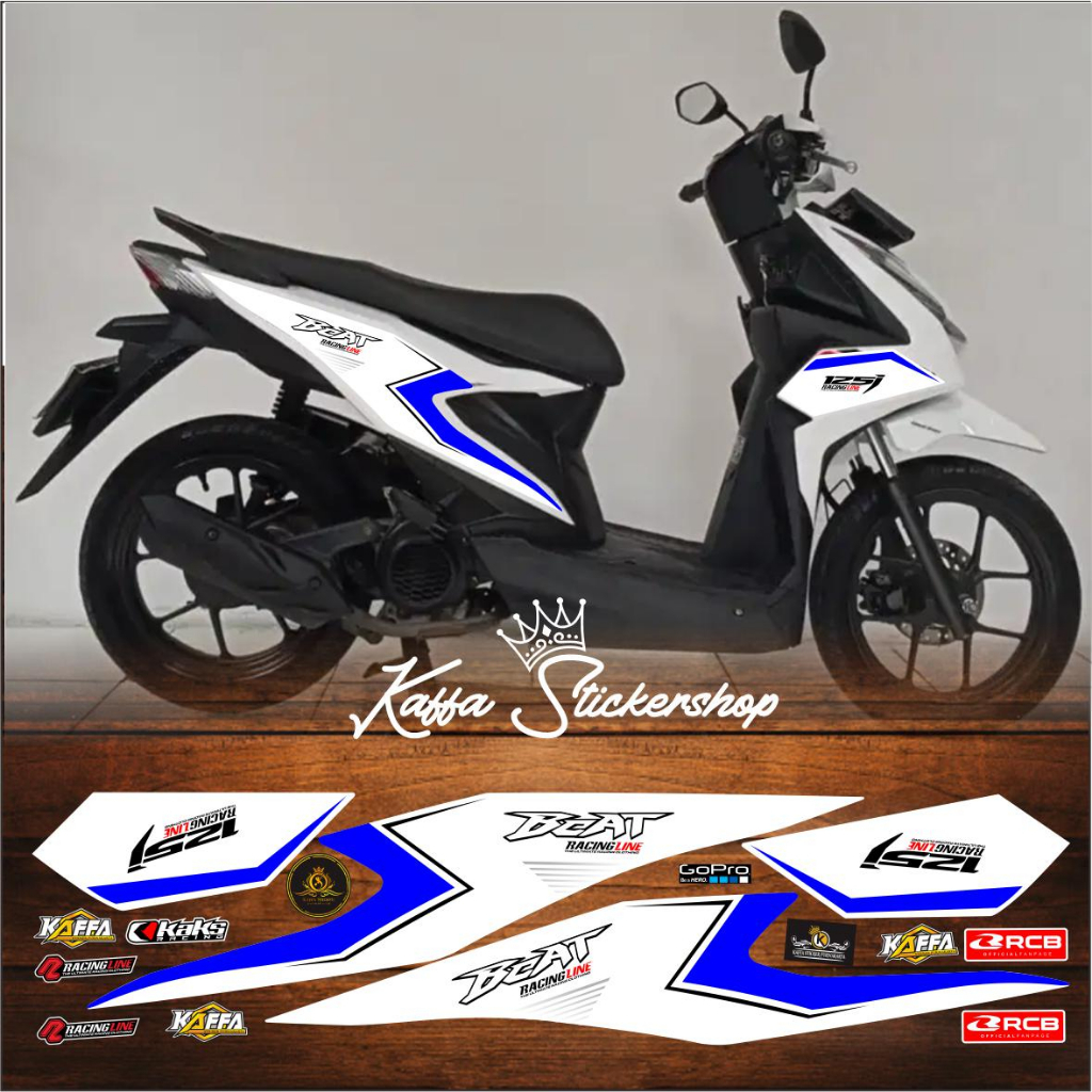 Jual Stiker Striping Beat Deluxe / Beat Street / Variasi List Skotlet ...
