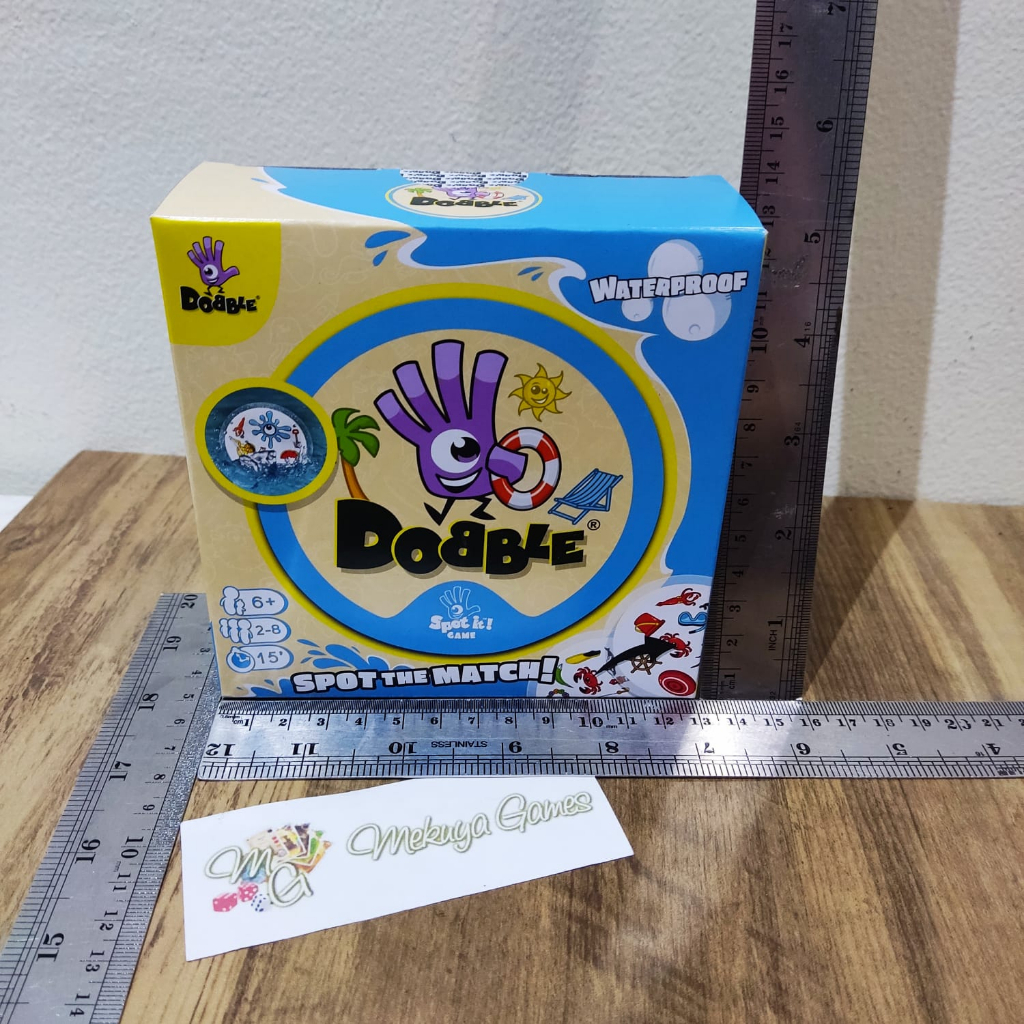 Jual Dobble Waterproof Beach Spot it! Waterproof Board Matching Card ...