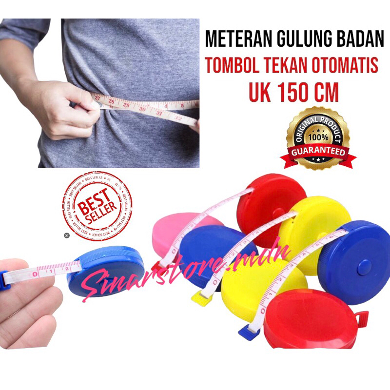 Jual Meteran Mini Bulat / Meteran Kain Mini / Meteran Gulung Bulat Roll ...