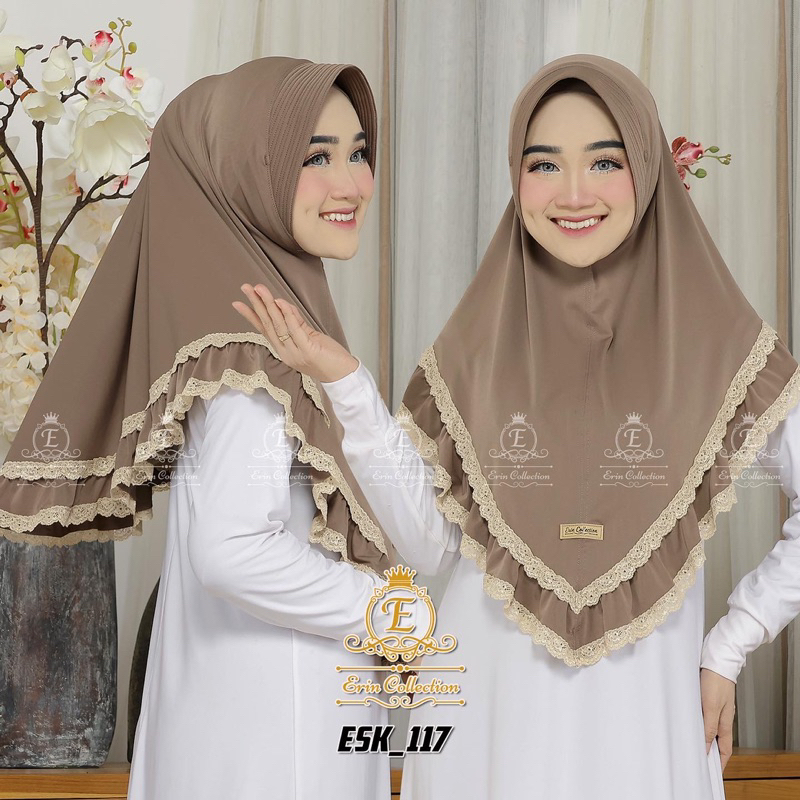 Jual JILBAB INSTAN RENDA /JILBAB INSTAN KERUT RENDA / JILBAB INSTAN ...