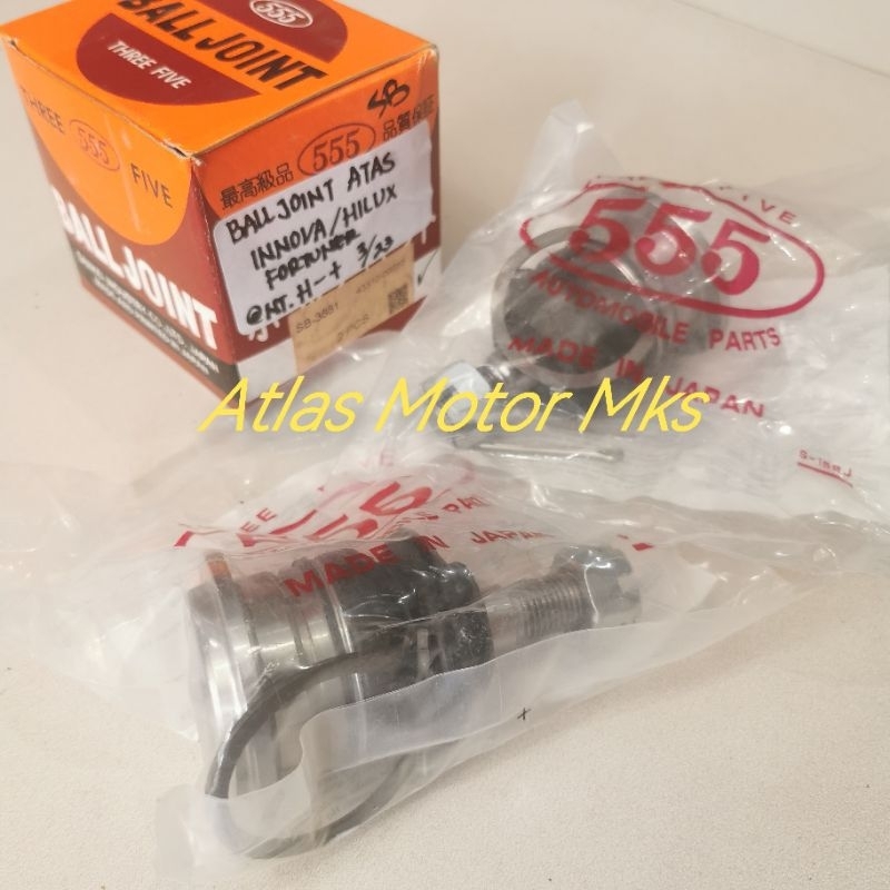 Jual [1PC] BALL JOINT ATAS TOYOTA INNOVA / FORTUNER / HILUX - 555 JAPAN ...