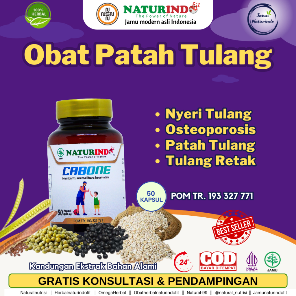 Jual Obat Patah Tulang Vitamin Tulang Patah Retak Pengapuran Keropos ...