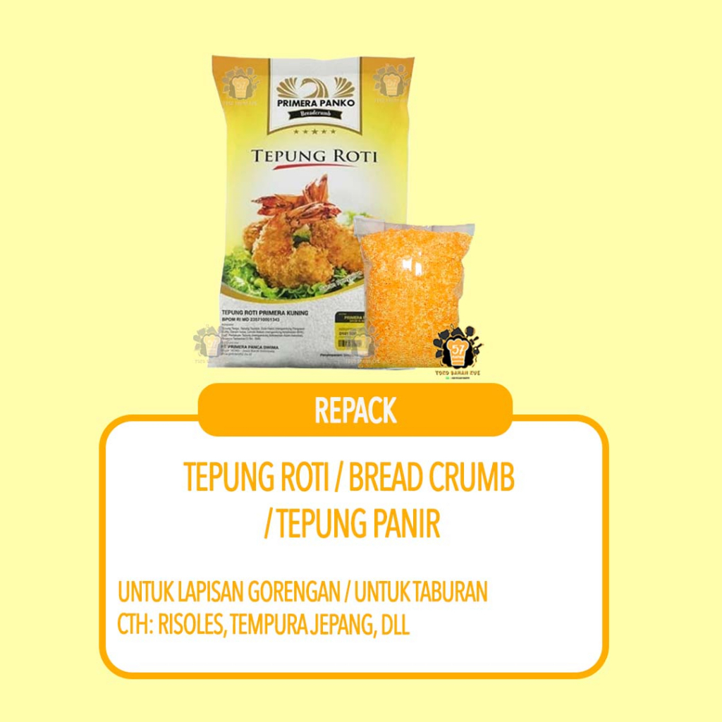 Jual TEPUNG ROTI / BREAD CRUMB / PANKO WARNA MIX REPACK/TIMBANGAN ...