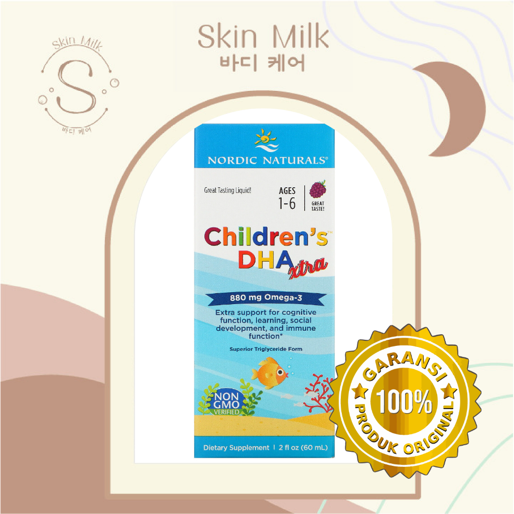 Jual Nordic Naturals Children DHA Xtra Omega 3 60 ml | Shopee Indonesia