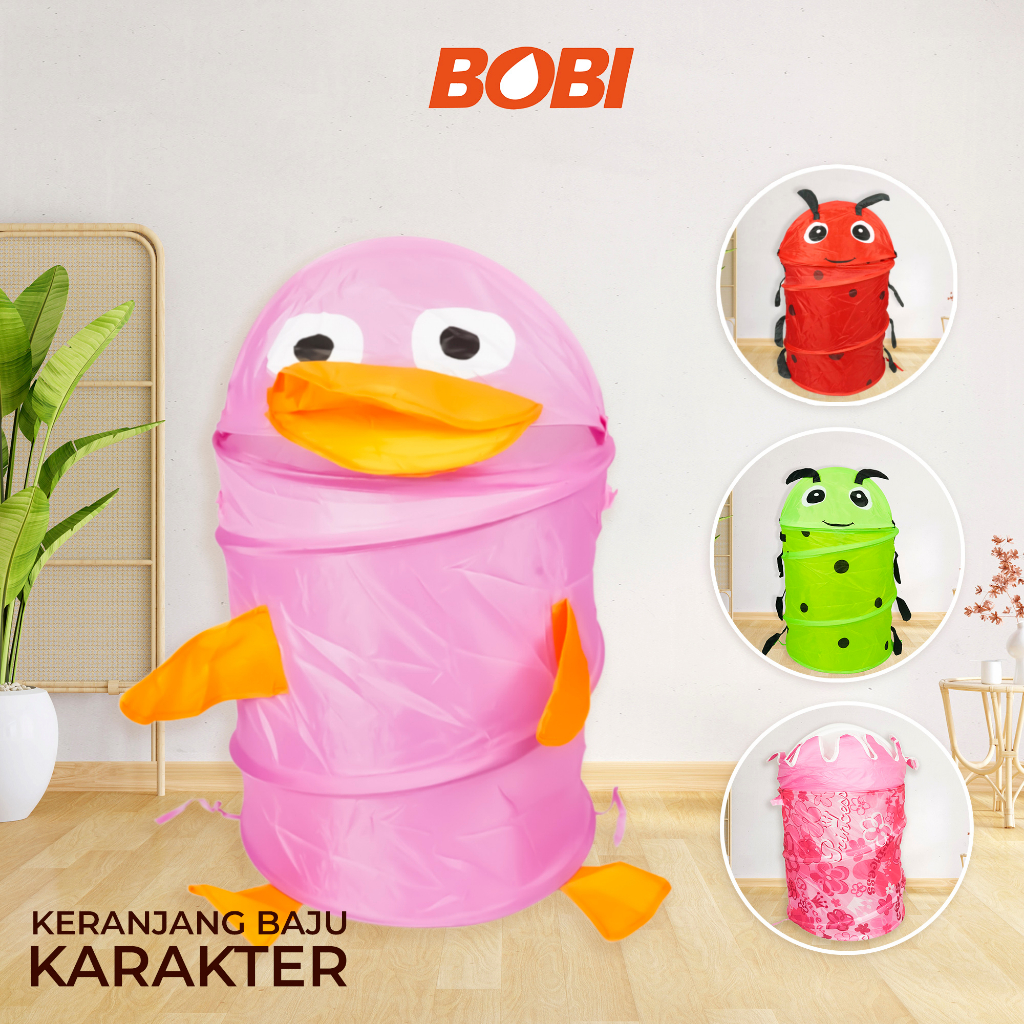 Jual Keranjang Karakter Baju Laundry // Keranjang Tempat Mainan ...