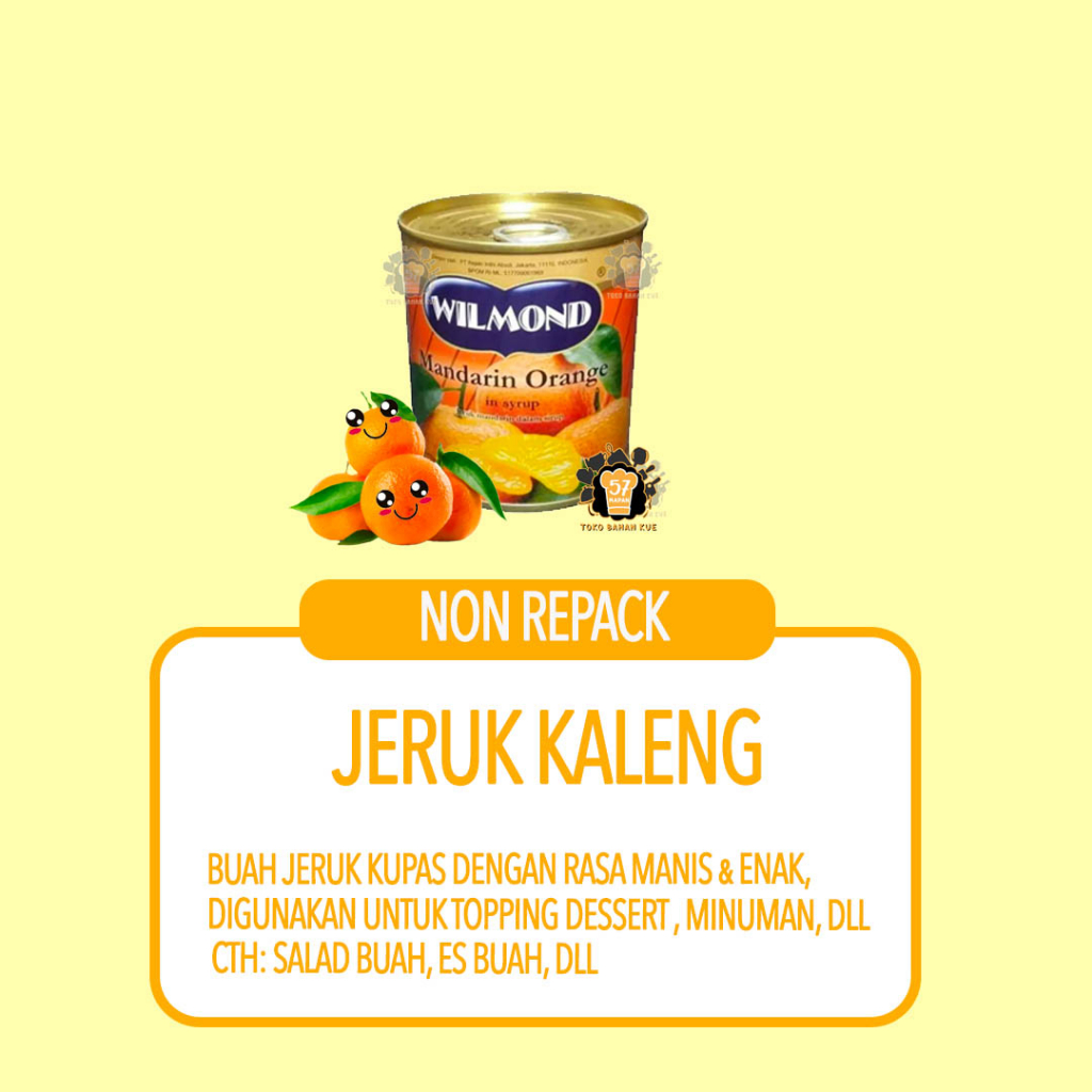 Jual WILMOND MANDARIN ORANGE IN SYRUP 312 GR / BUAH JERUK MANDARIN ...