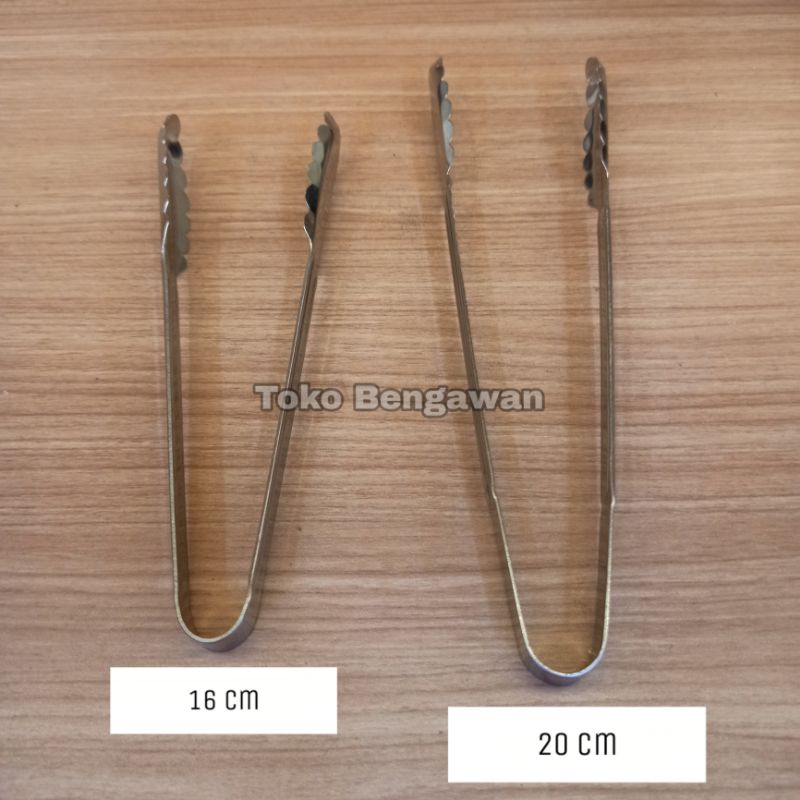 Jual TANICA Stainless Tongs Japit Makanan Cepitan Kecil Gorengan Sayur ...