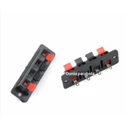 Jual TERMINAL JEPIT SPEAKER AMPLIFIER AMPLI POWER 4 PIN SOKET SPEAKER ...
