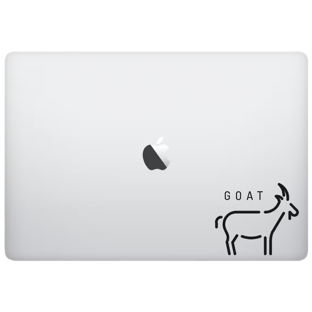Jual Stiker Goat - Greatest of All Time - Laptop Decal Macbook Sticker ...