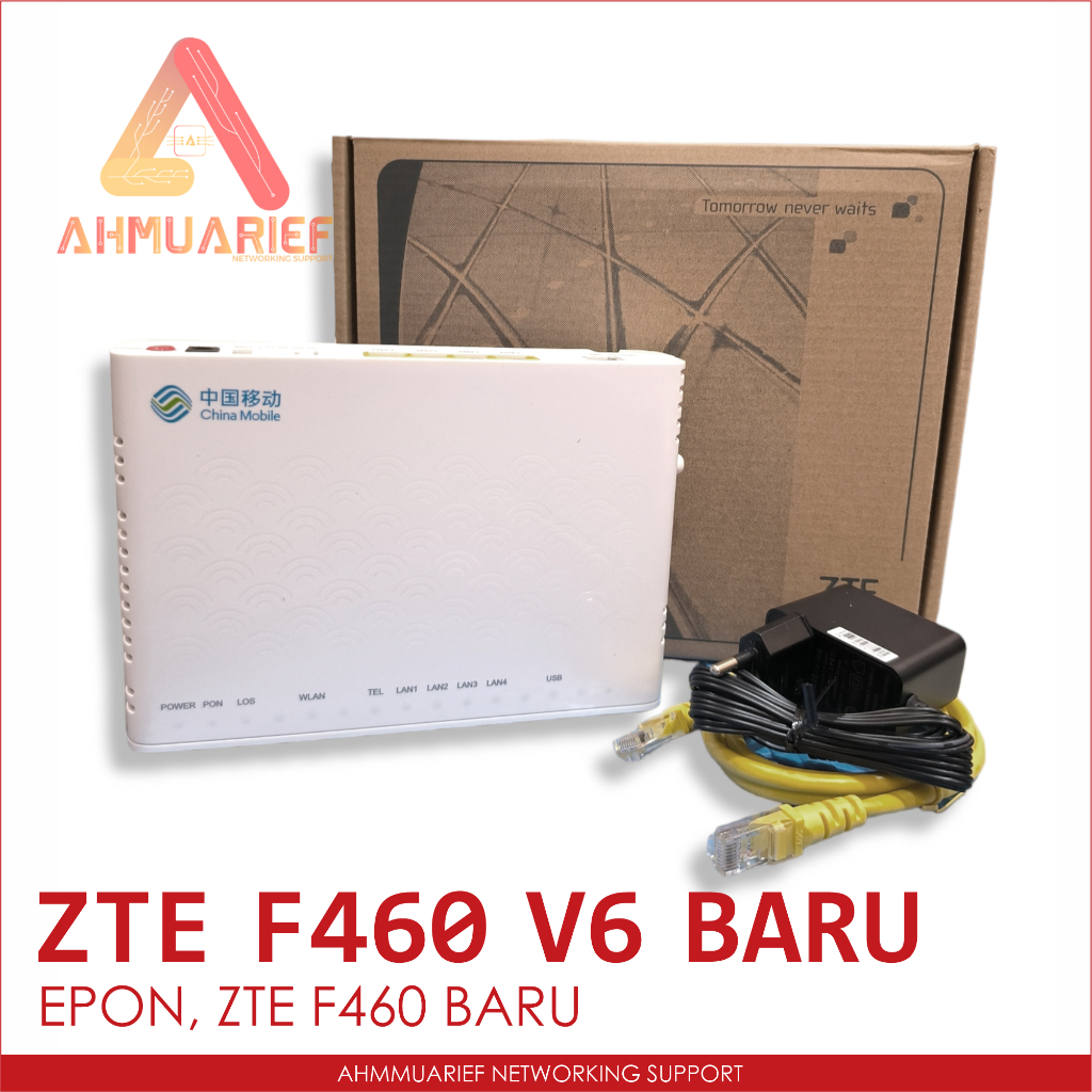 Jual BARU - ONT EPON ONU ZTE ZXHN F460 V6 VERSI 6 ACCESS POINT WIRELESS ...