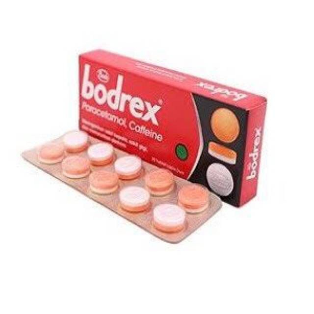 Jual Bodrex Pracetamol Caffeine Tablet ( 1 Box isi 20 tablet ...