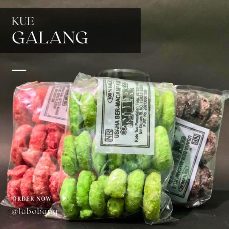Jual KUE GALANG GULA MANIS/KUE PILIN BULAT KHAS MINANG | Shopee Indonesia