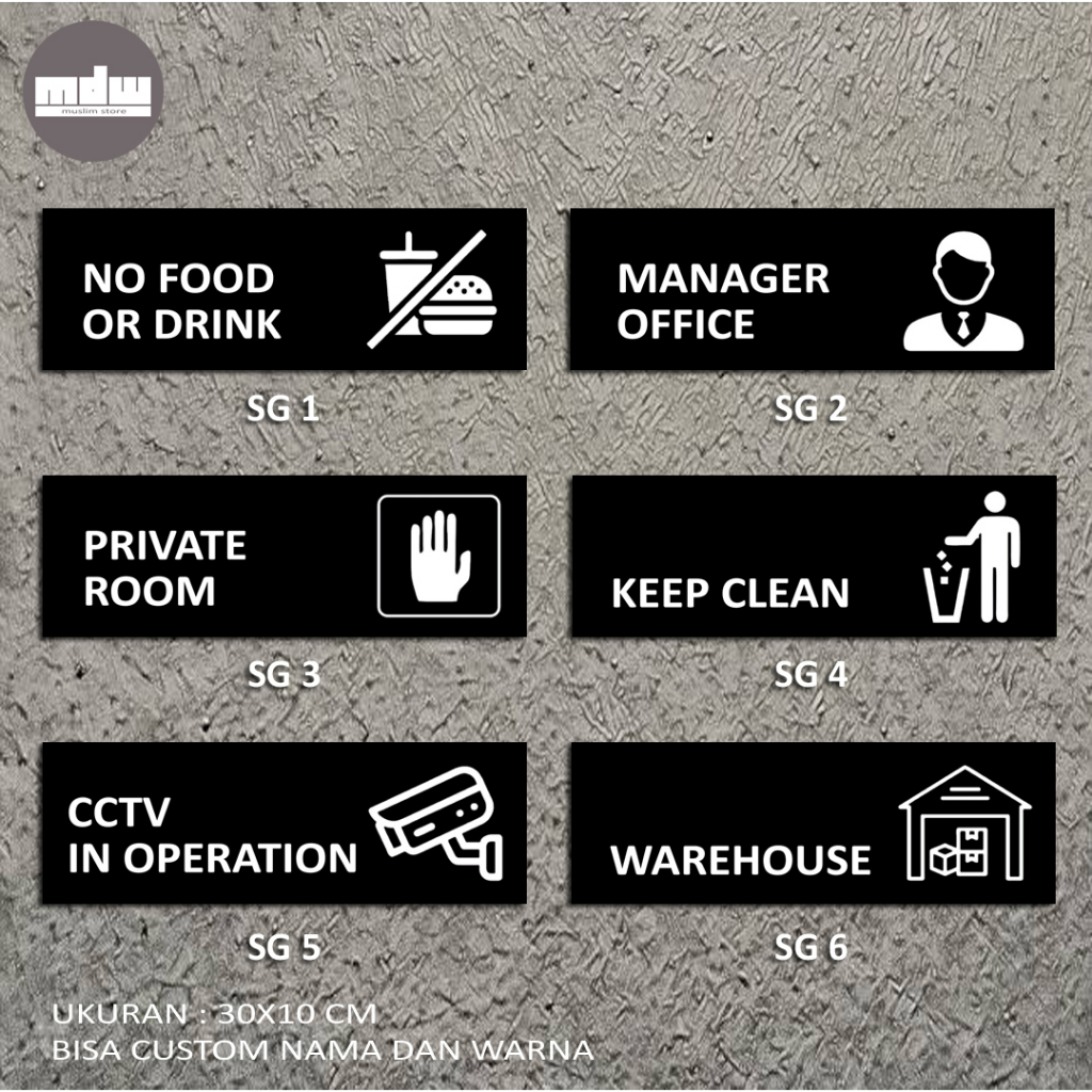 Jual PAPAN PETUNJUK - PAPAN SIGN - SIGN BOARD - PAPAN PETUNJUK CUSTOM ...
