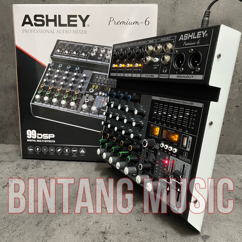 Jual mixer ashley premium 6 original bluetooth ashley premium6 | Shopee Indonesia